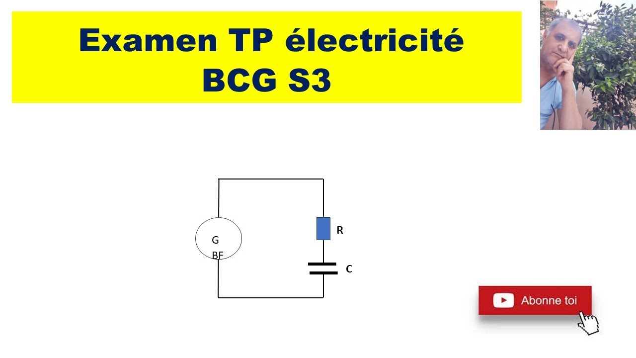 Examen TP électricité BCG (S3) - YouTube