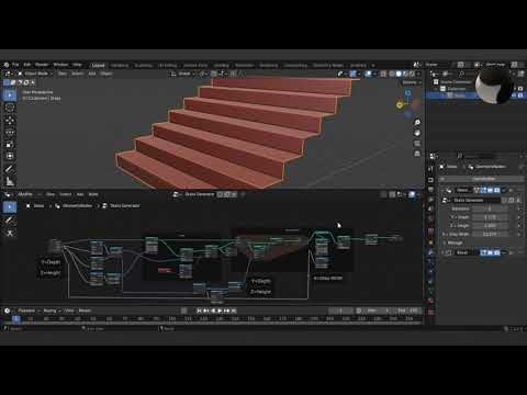 Build Stairs with Geometry Nodes in Blender - YouTube