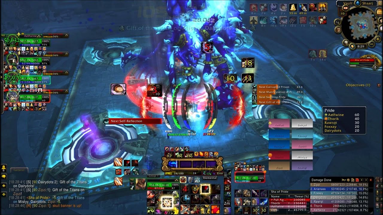 WoW: Sha of Pride 10 man normal Guide - YouTube