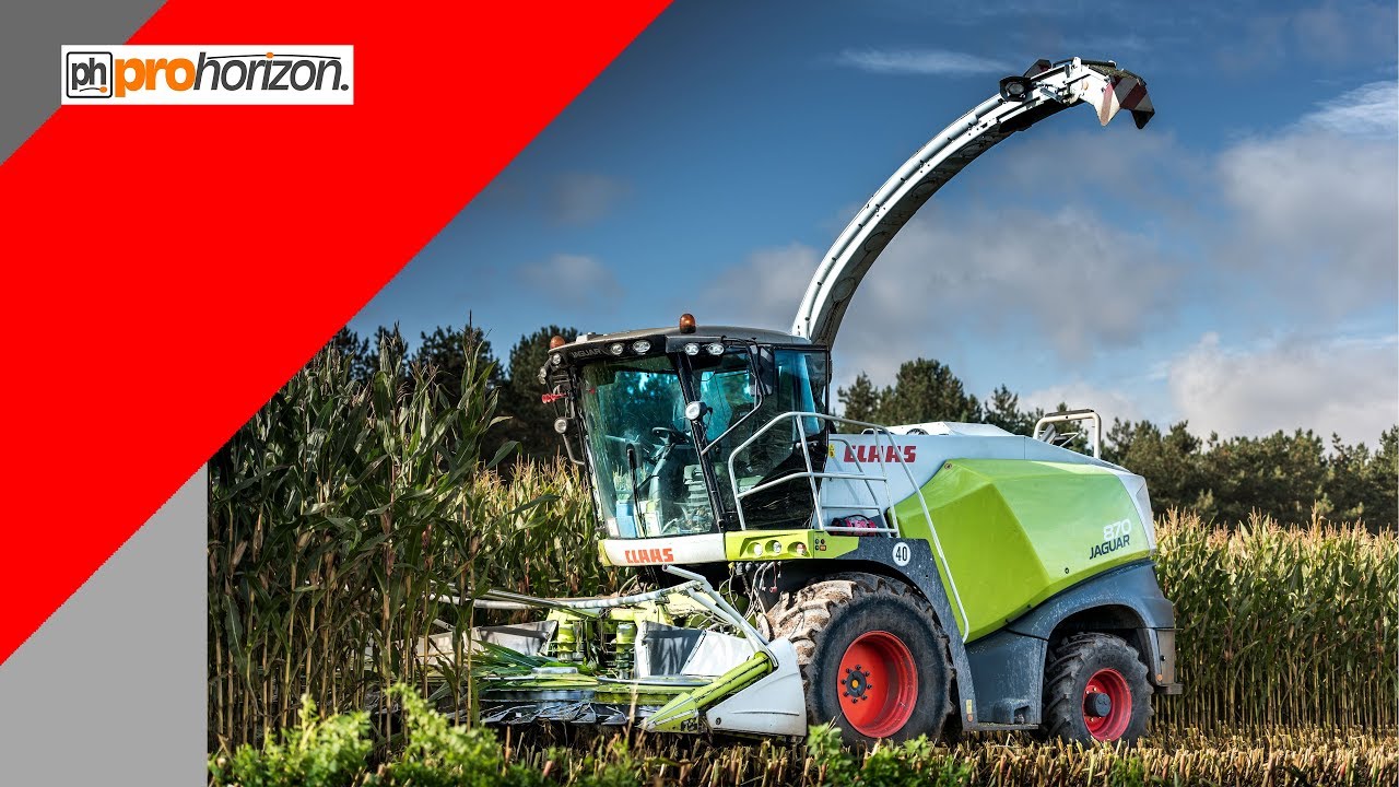 Maize Harvest with the CLAAS Jaguar 870 Forage Harvester - YouTube