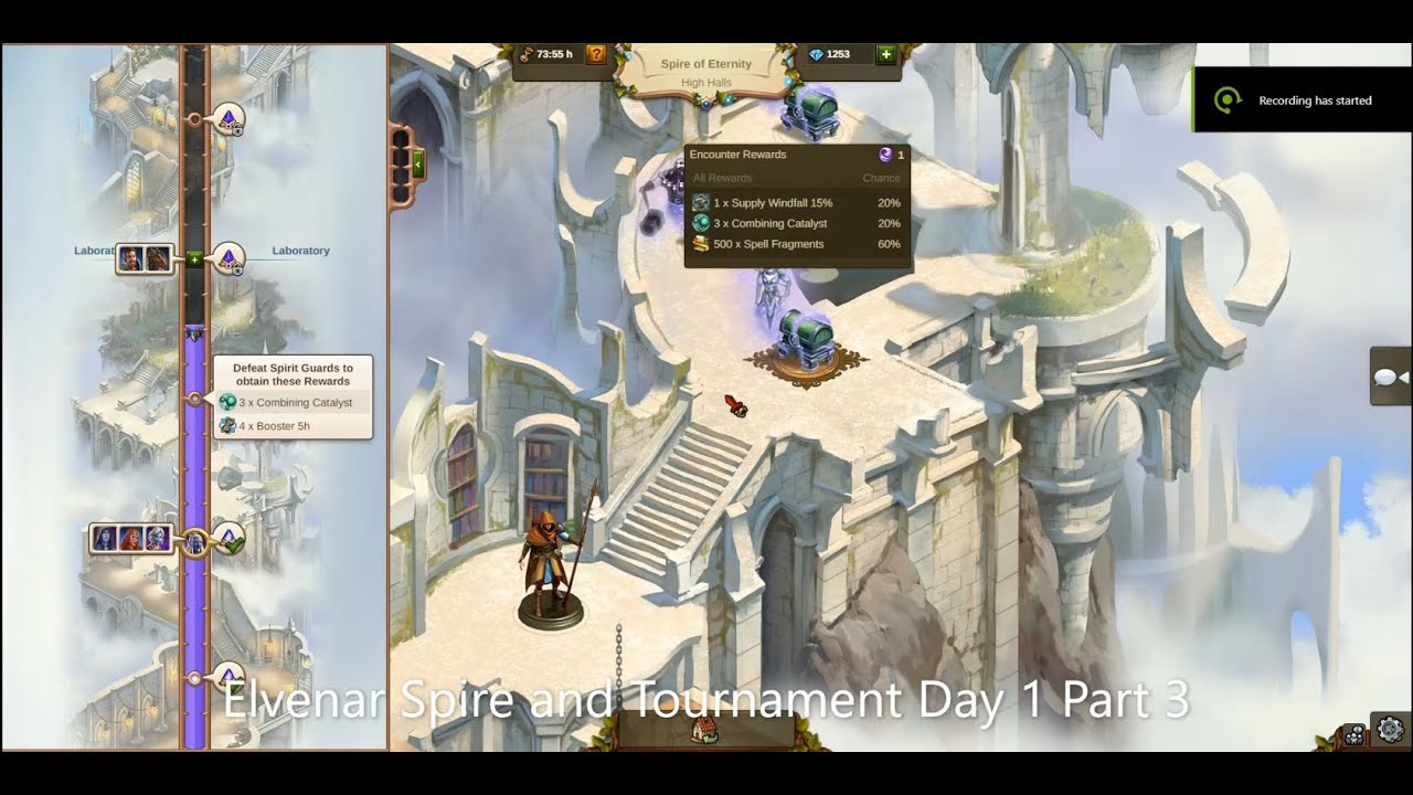 Elvenar Spire and Tournament Day 1 Part 3 - YouTube