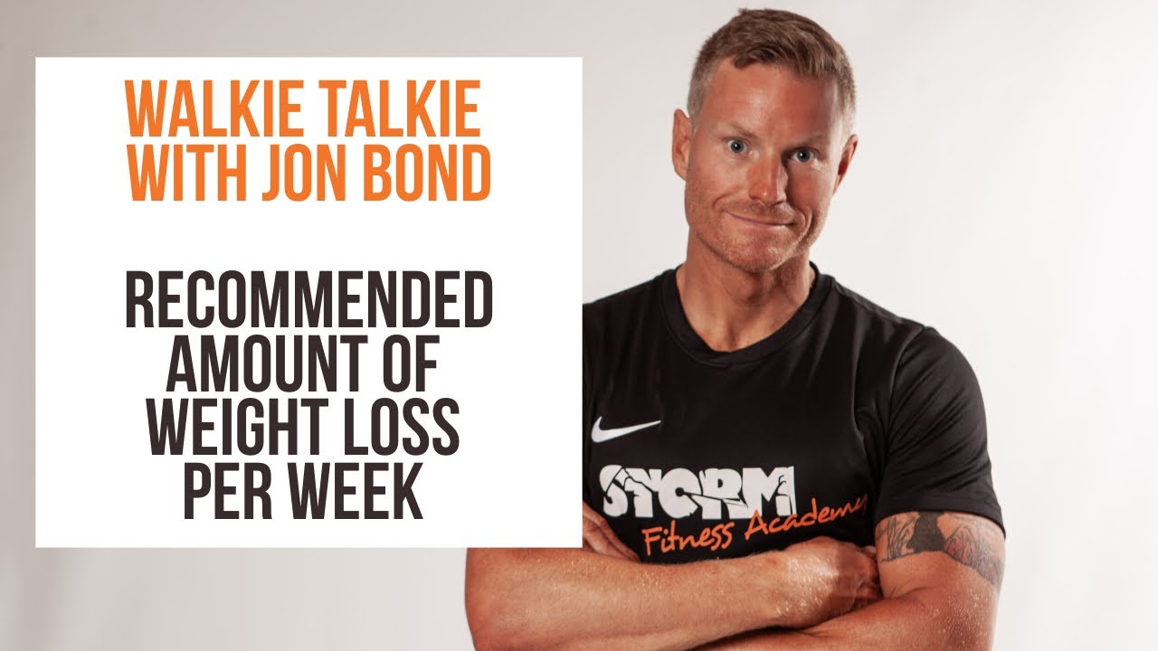 Recommended amount of weight loss per week - YouTube