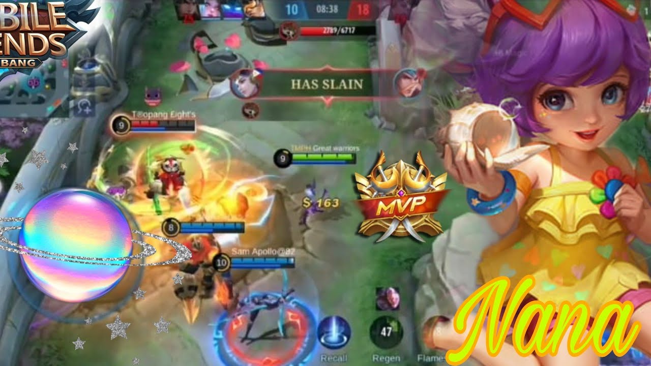 Mm Build Nana Mobile Legends game Gameplay - YouTube