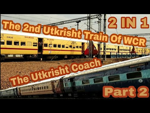 The Utkrisht Train 🚄 Of WCR 🎊 | 2 IN 1 Utkrisht Runs | Kota Indb & All ...