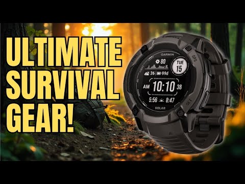 The Ultimate Survival Tool: Garmin Instinct 2X Solar Smartwatch for ...