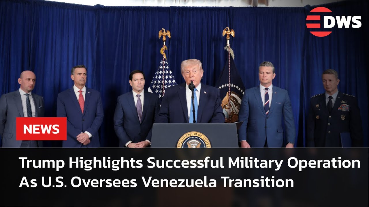 Explosive Conference: Trump On Running Venezuela Post-Maduro Raid | DWS ...