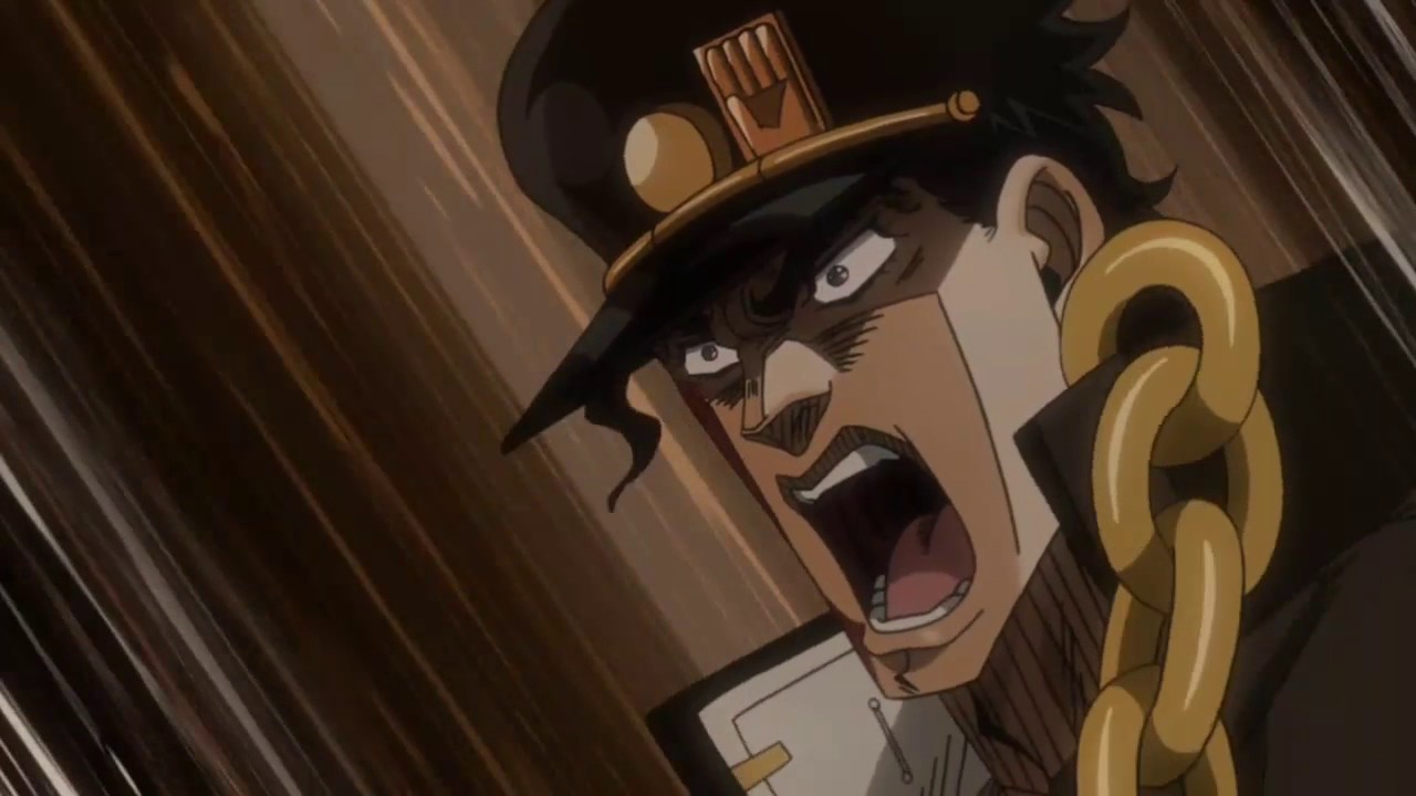 Jotaro Screams - YouTube