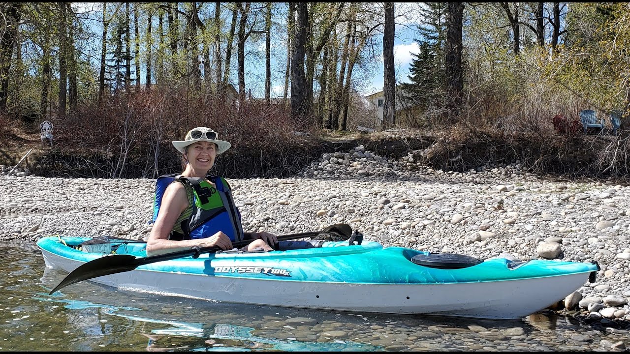 Kayak the Bow River (200516) - YouTube