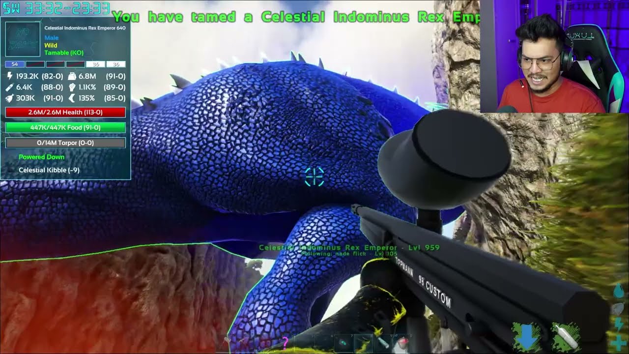 Taming Celestial Rex For The First Time - Ark Survival Evolved - Primal ...