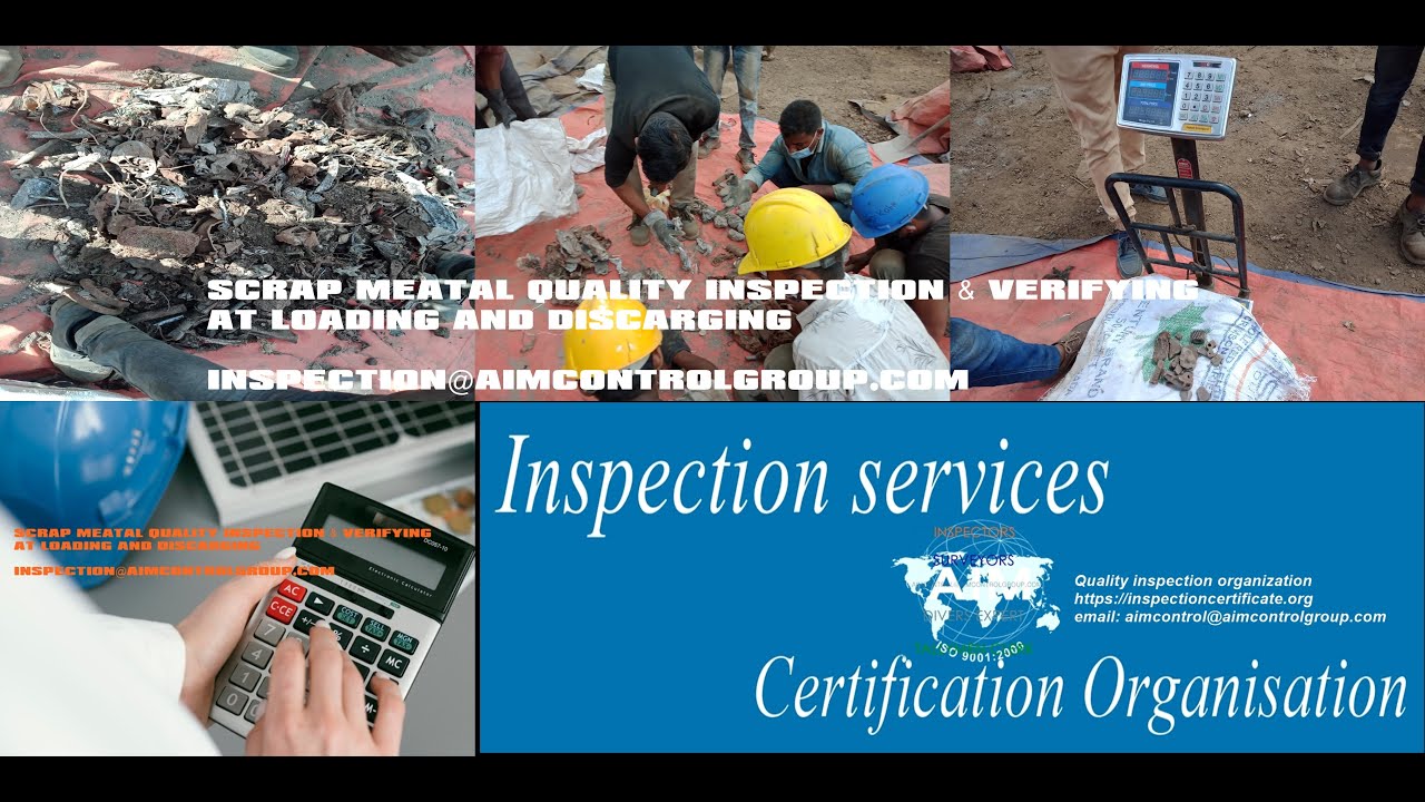 Scrap metal inspection services | AIMGroup ® - YouTube