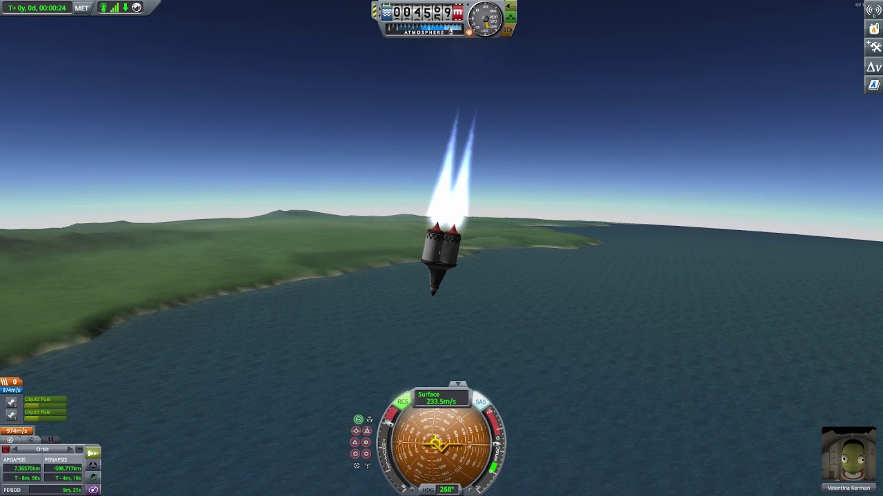 Testing the T-1 Toroidal Aerospike "Dart" Liquid Fuel Engine v2 | KSP ...