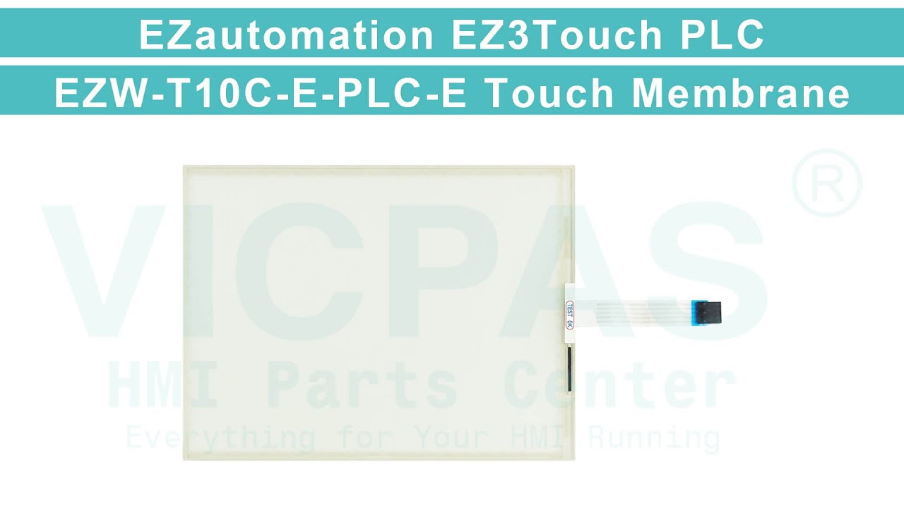 EZAutomation EZ3Touch PLC EZW-T10C-E-PLC-E HMI Touch Panel Glass ...