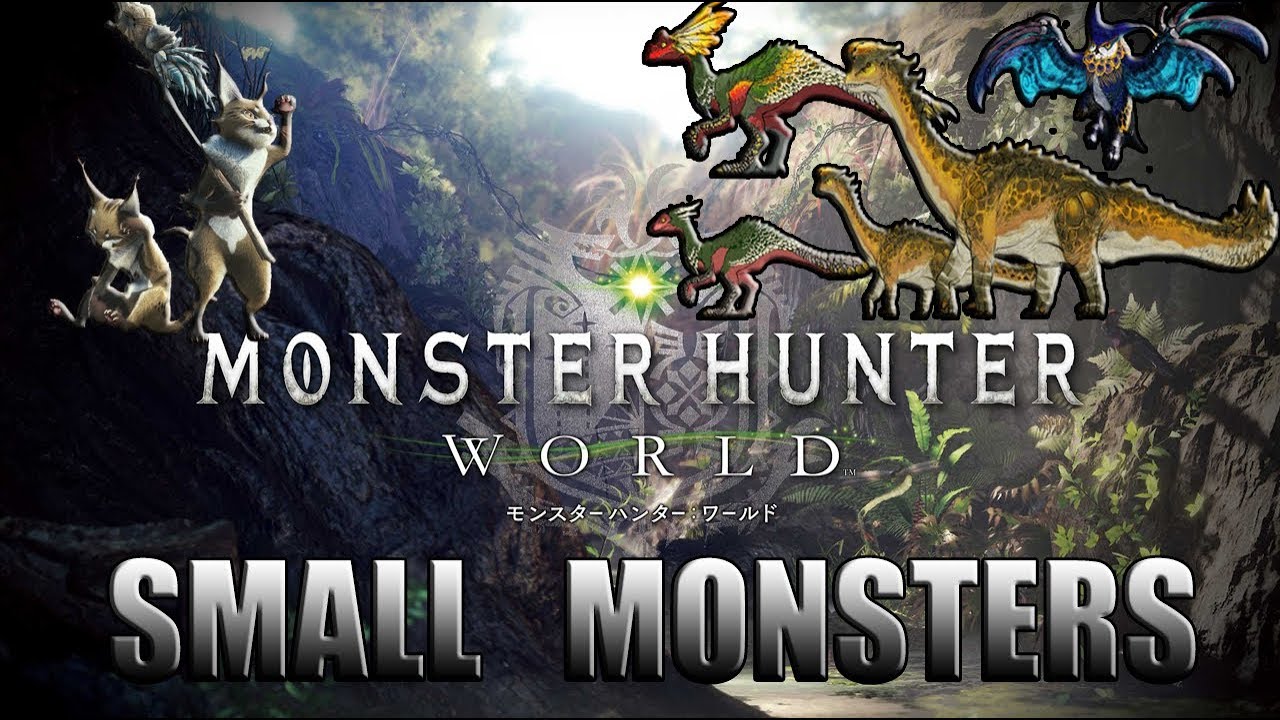Monster Hunter World | Small Monsters (Monster List) - YouTube