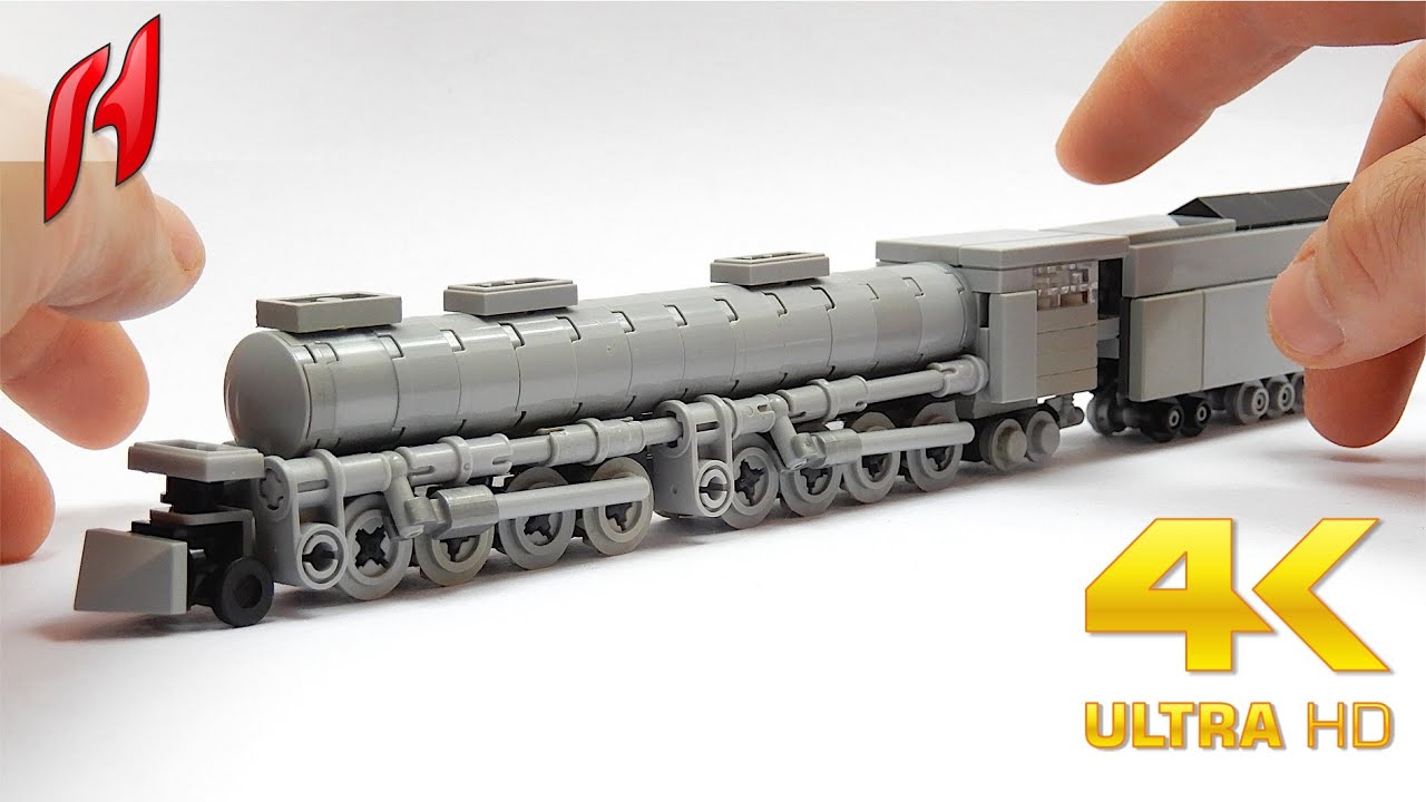 Small Lego Union Pacific Big Boy (MOC - 4K) - YouTube