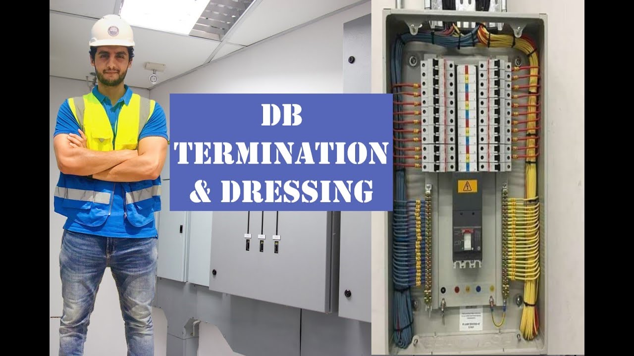 DB (Distribution Board) Wire Termination & Dressing - YouTube