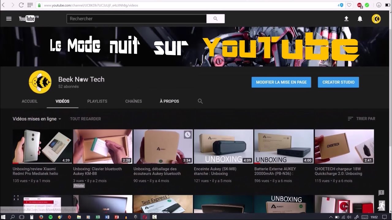 [TUTO]: Comment activer le mode Nuit sur Youtube en 2min (2017) - YouTube