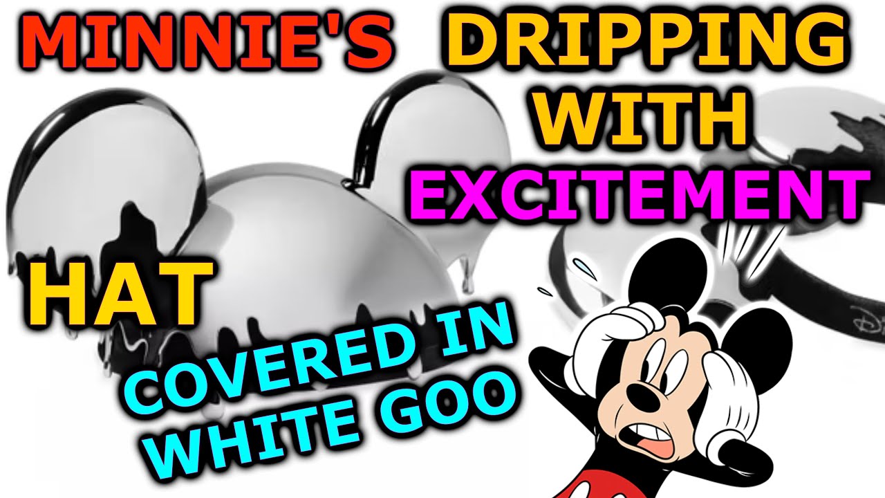Disney: Minnie's New "Dripping with Excitement" Mouse Ears Hat Covered ...