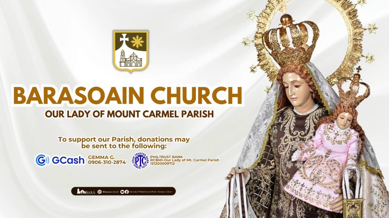 #𝗠𝗜𝗦𝗔𝗕𝗮𝗿𝗮𝘀𝗼𝗮𝗶𝗻 Live mula sa Parokya ng Nuestra Señora del Carmen ...