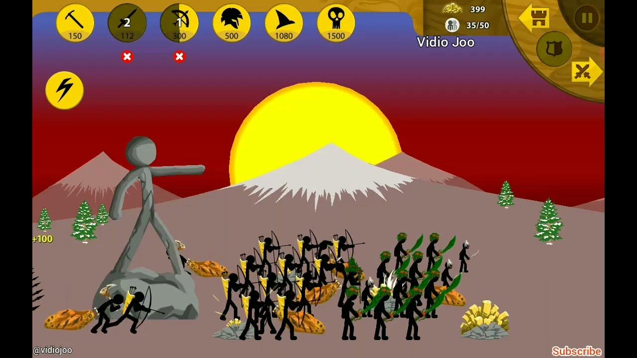 Pertempuran melawan Suku Beringas Inamorta | Stick War Legacy - Vidio Joo - YouTube