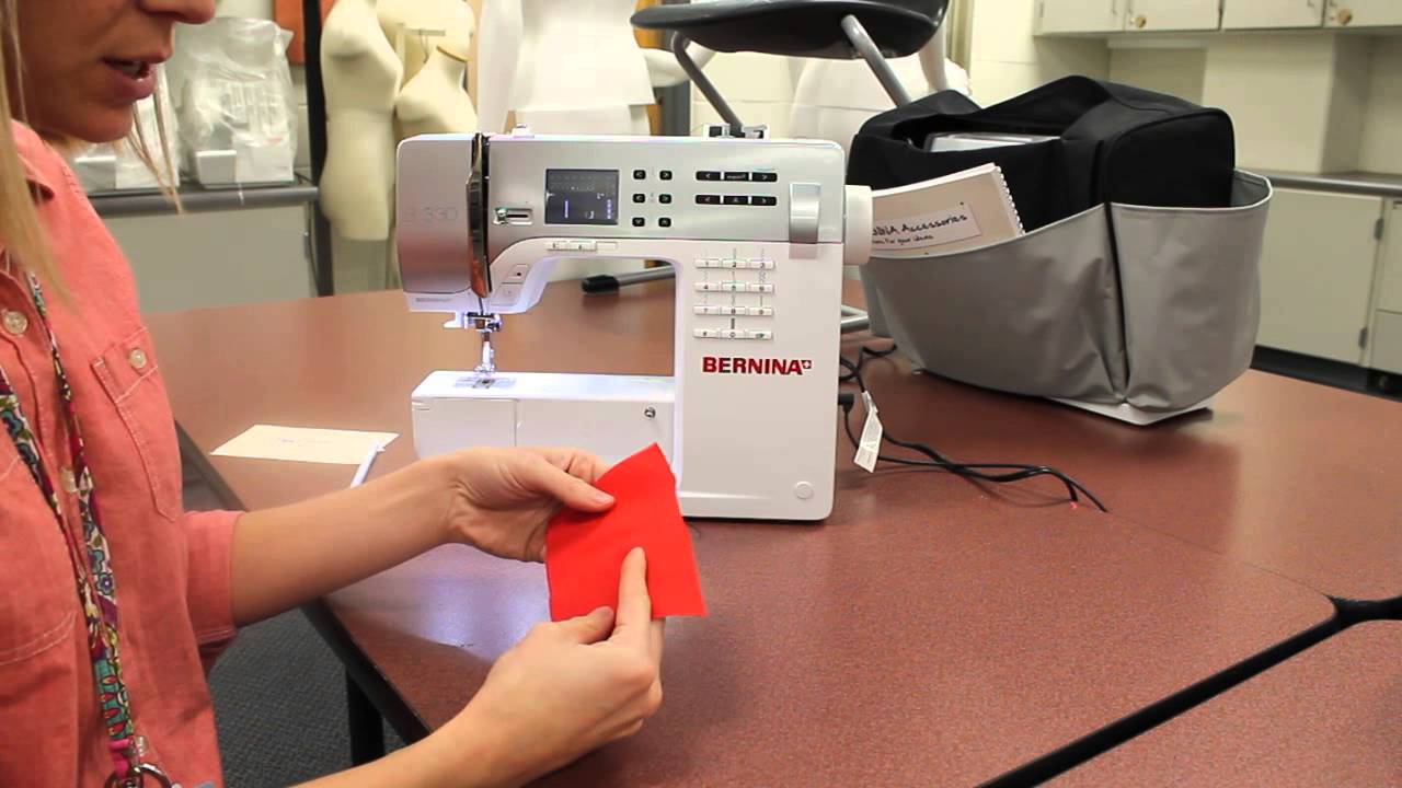 Plain Seam Sample - YouTube