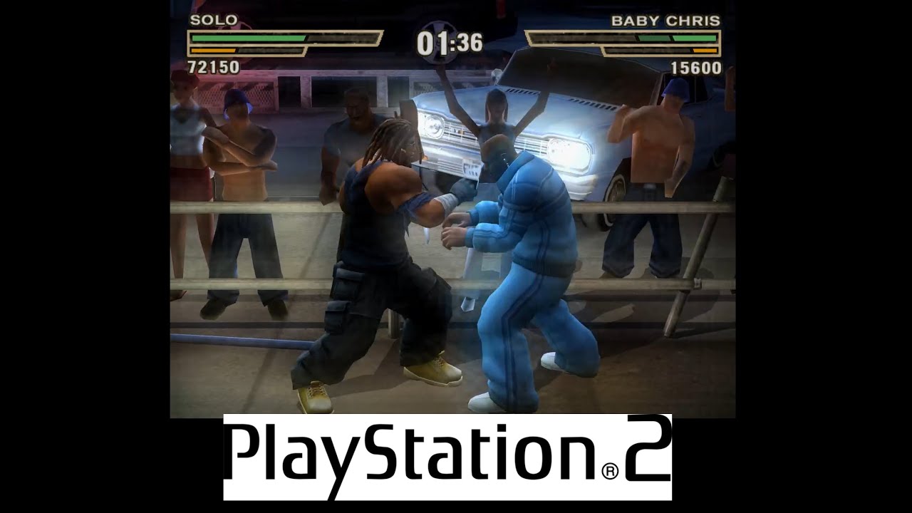 Def Jam: Fight for NY - Jogo de luta do Playstation 2 - Solo x Baby ...