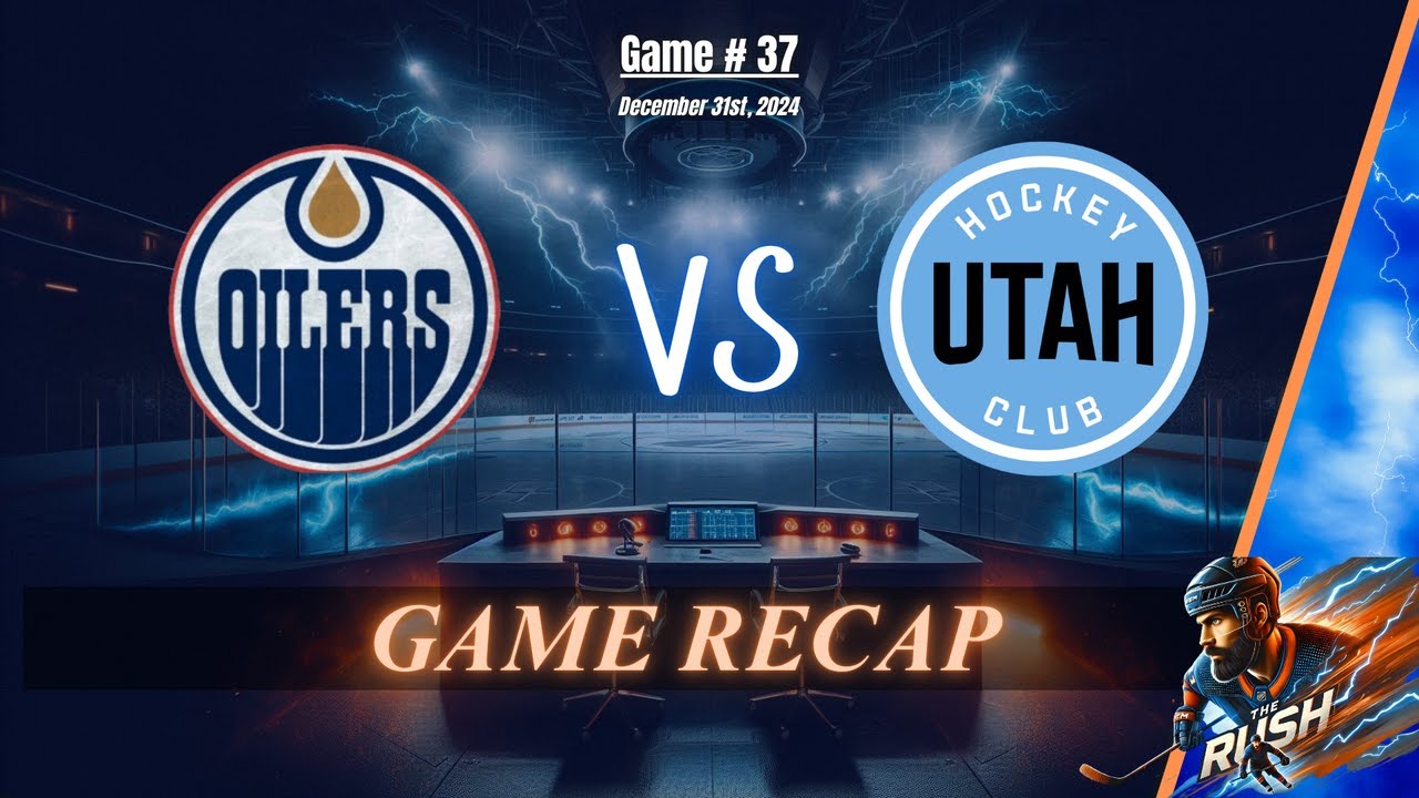 Game 37: Edmonton Oilers vs Utah Hockey Club - YouTube