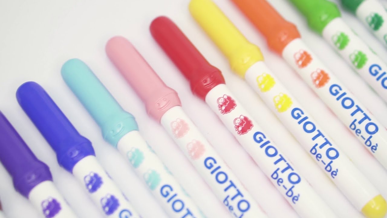Giotto be-bè Felt-tip pens - YouTube