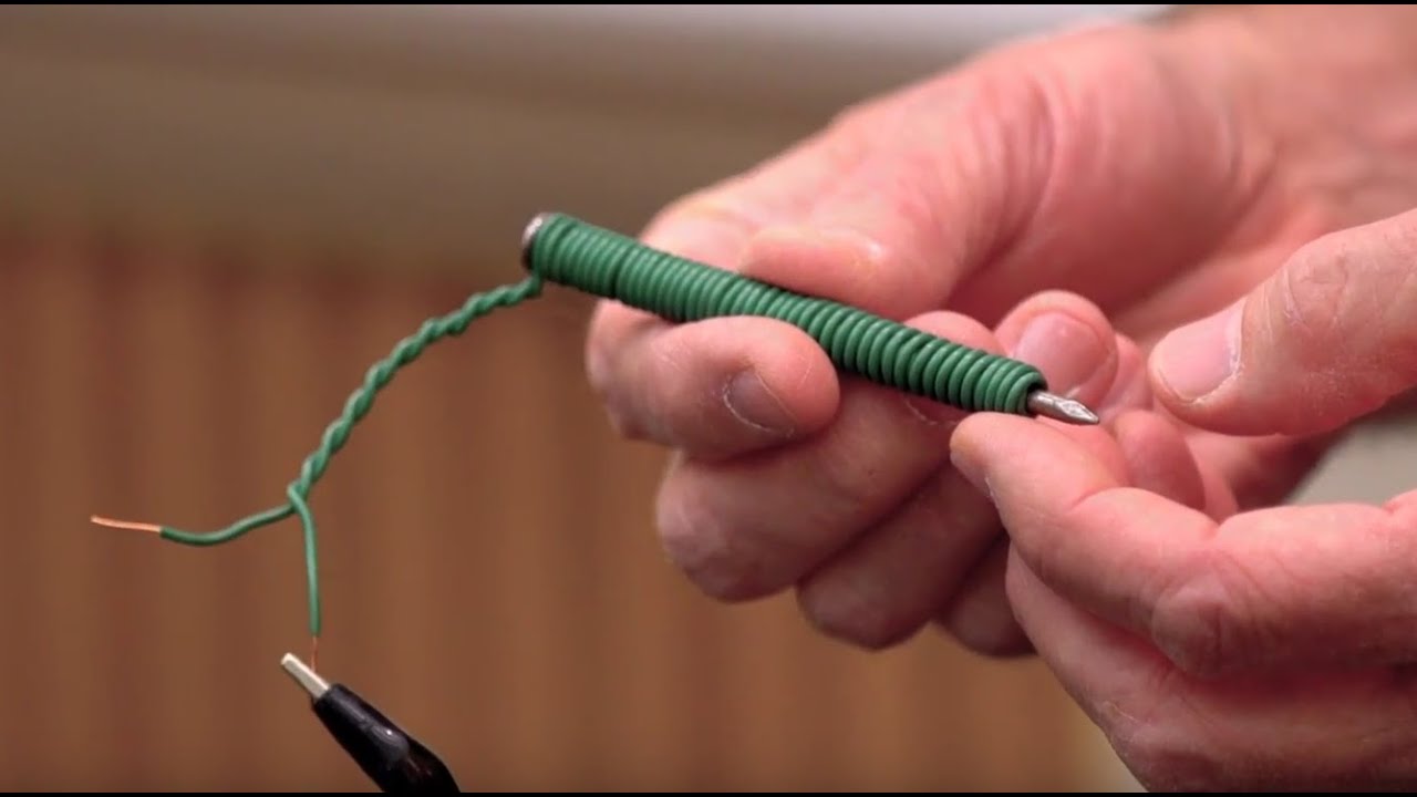 Electromagnet Demo: Nail - YouTube