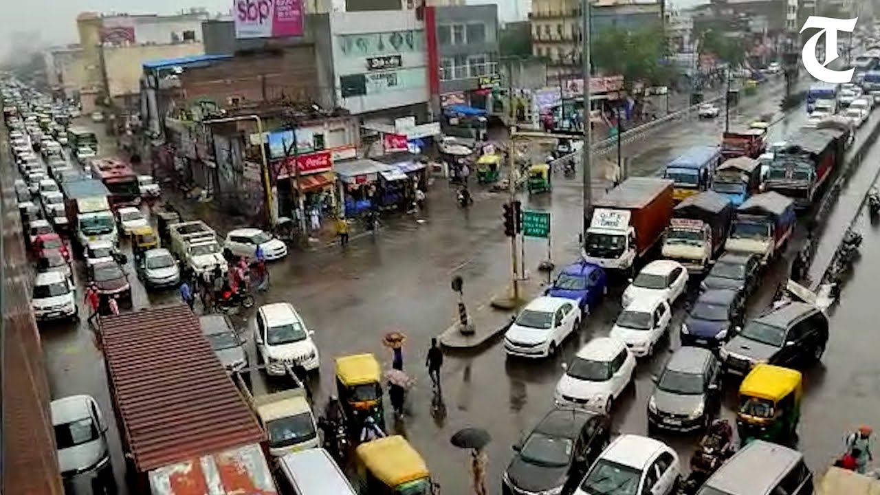 Zirakpur: Heavy traffic jam on Chandigarh-Ambala highway after ...