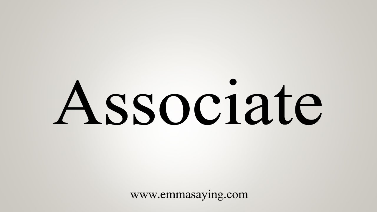 How To Say Associate YouTube how-to-say-associate-youtube