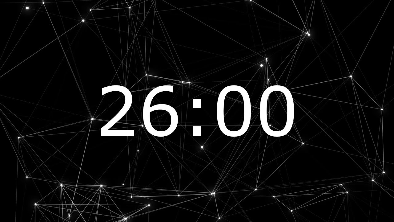 26 MINUTE TIMER + ALARM - YouTube