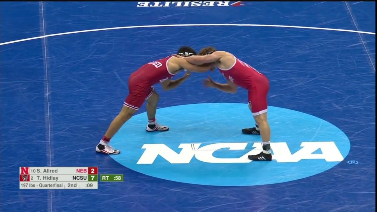 2024 NCAA 197 Quarterfinal Allred NEB v Hidlay NCSU - YouTube