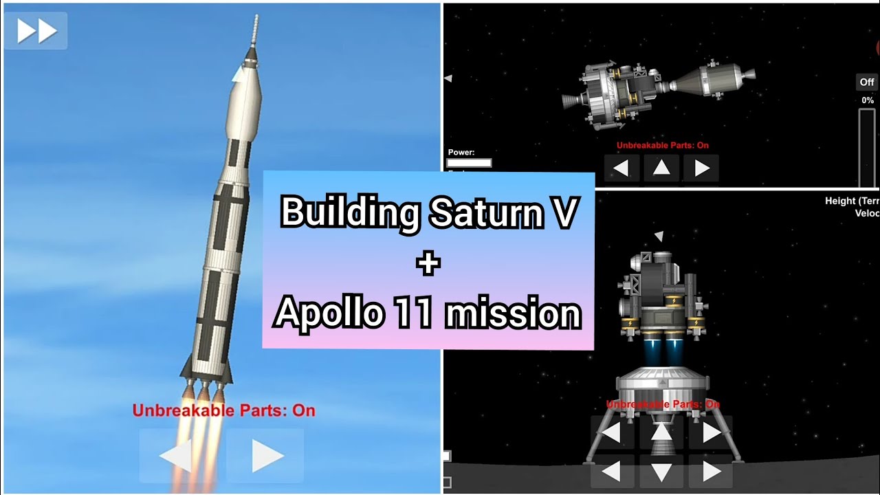 Building Saturn V and also executing Apollo 11 mission in sfs. 🚀🚀 - YouTube