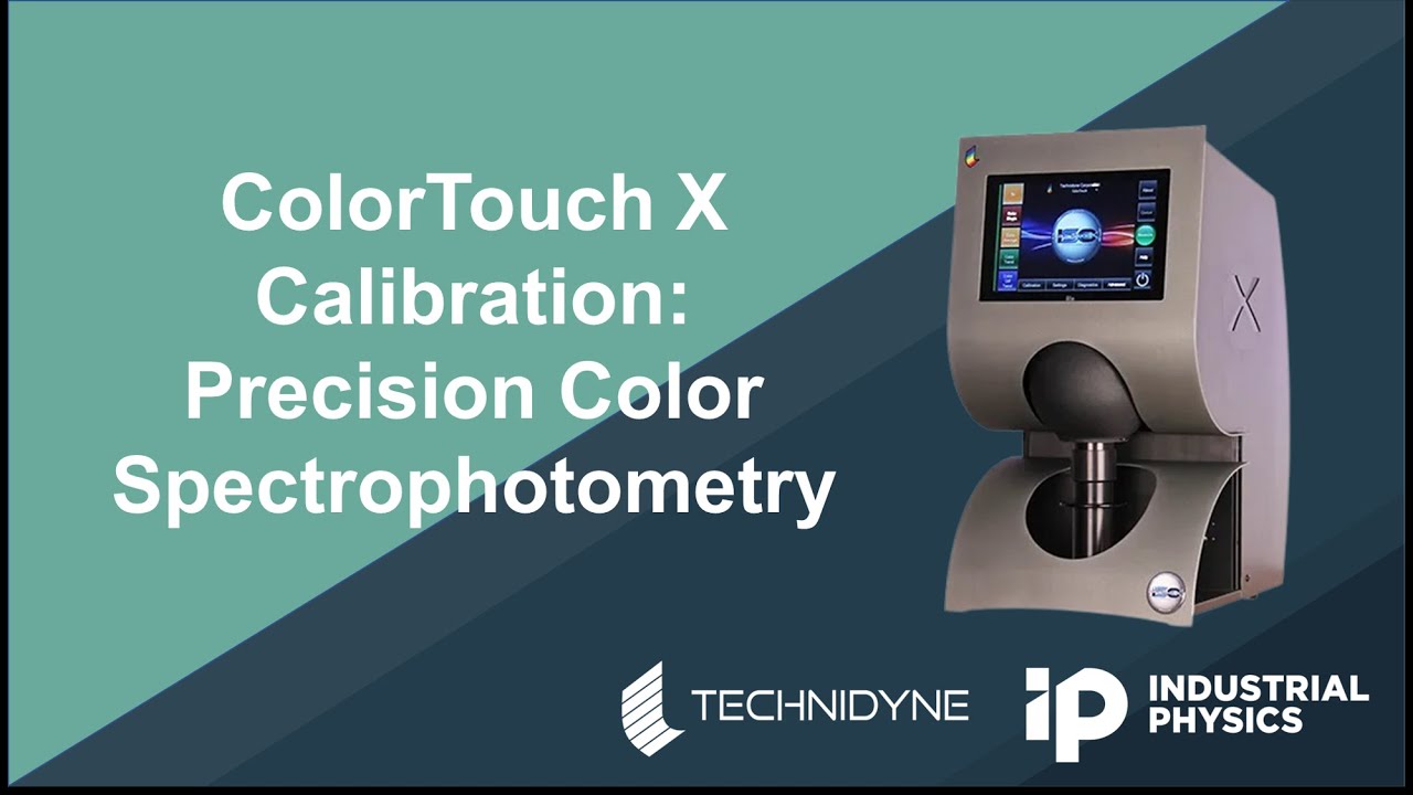 ColorTouch X Calibration: Precision Color Spectrophotometry - YouTube