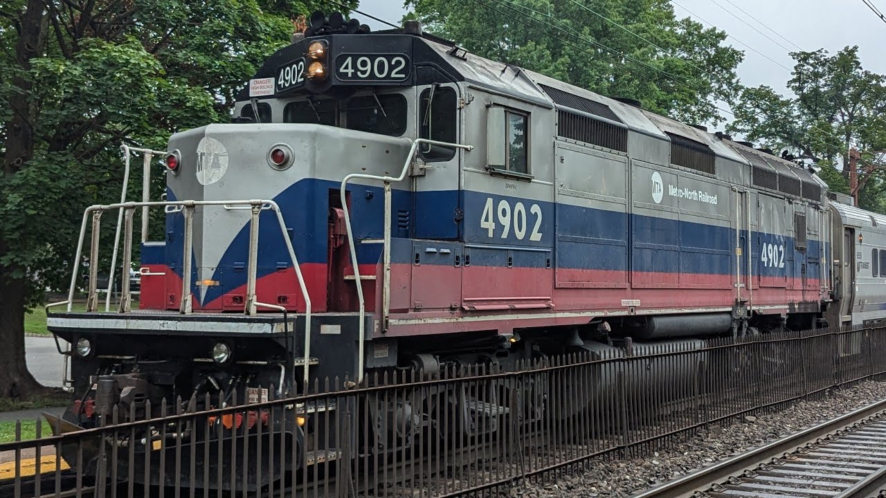 Railfanning NJ Transit & MTA at Short Hills 7-24-24: EMD GP40FH-2 4902 ...