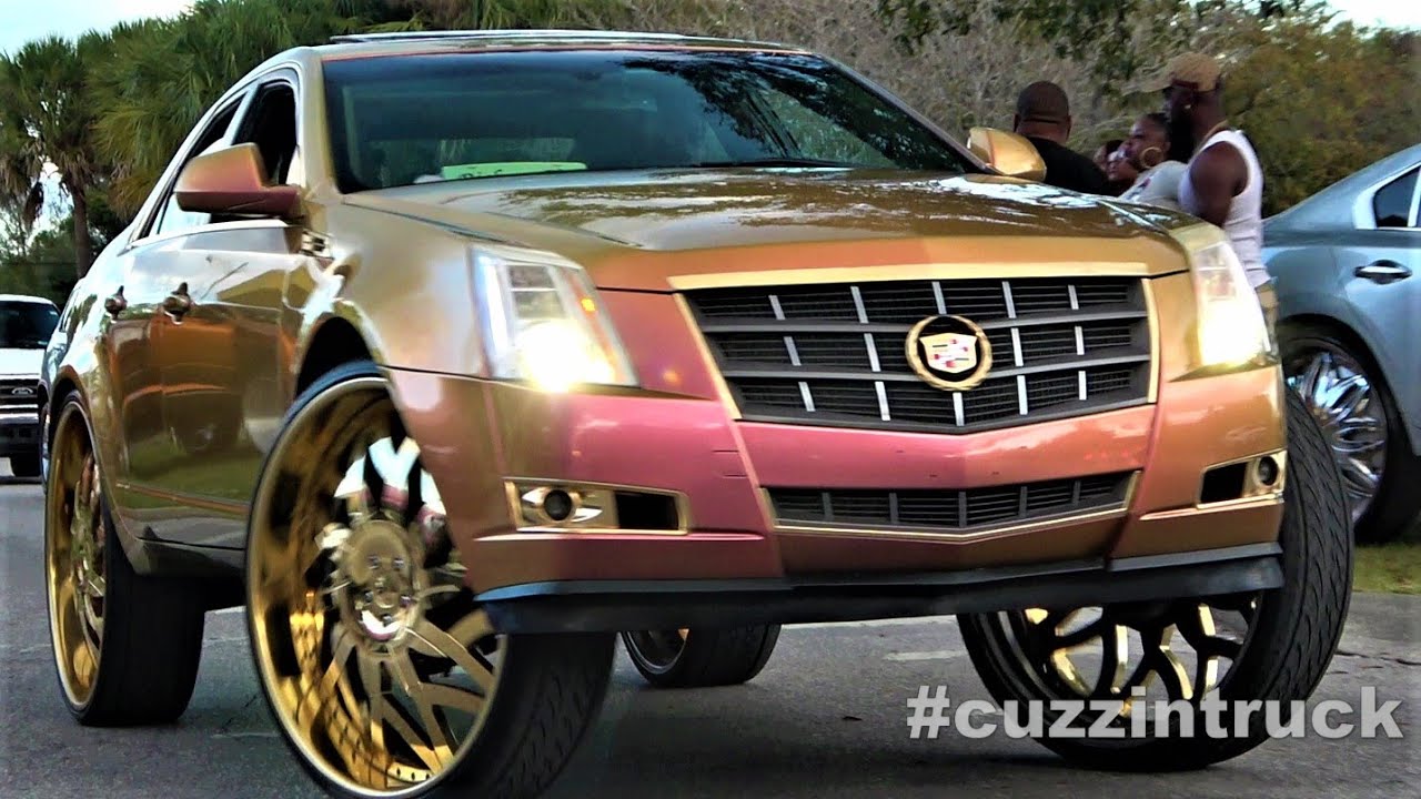 Park and Chill Car Meet: Big Rims, Donks, Amazing Cars - YouTube