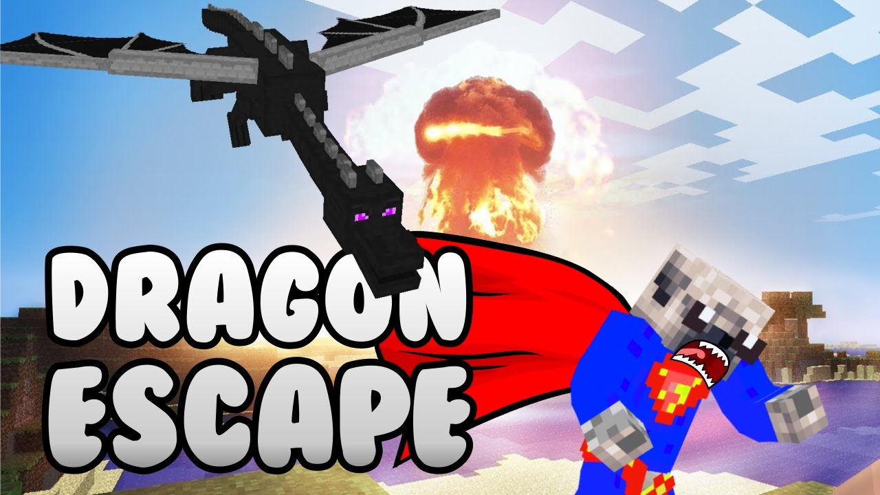 🏃🏻💨💥🐉 ESCAPA DEL DRAGÓN DESTRUCTOR | Minecraft Dragon Escape en Español ...