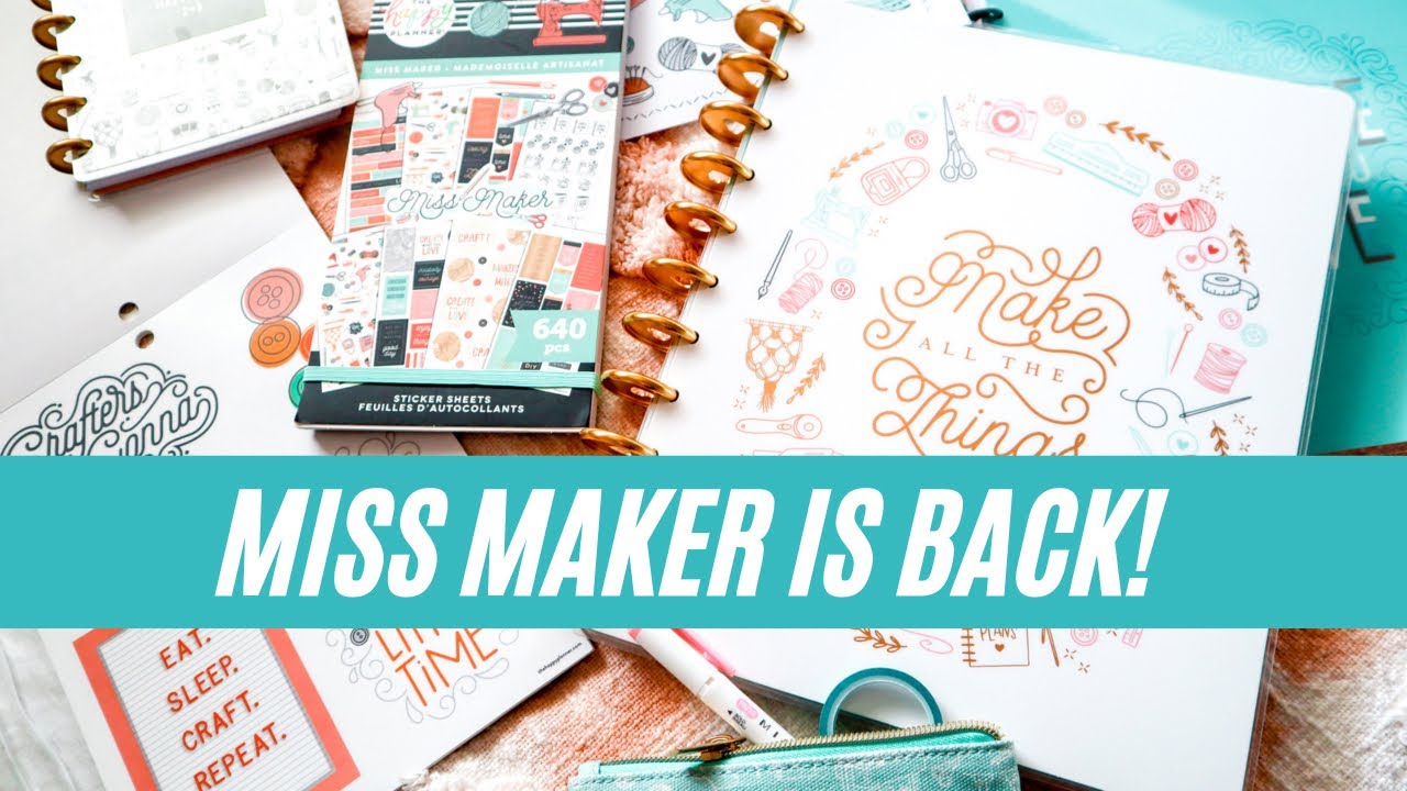 NEW MISS MAKER COLLECTION | Happy Planner Fall 2021 Release - YouTube