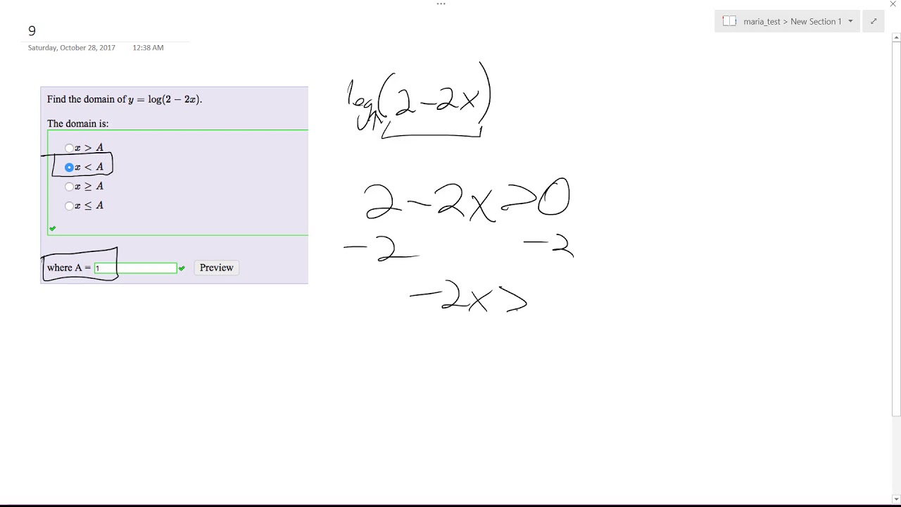 Find The Domain Of Y Log 2 2x YouTube find-the-domain-of-y-log-2-2x-youtube