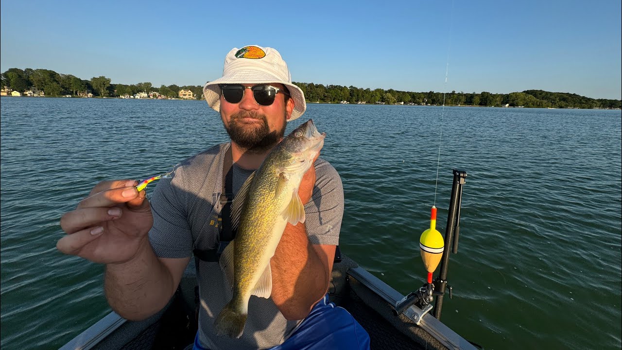 Summer Walleye Fishing with Shiver Minnows and Leeches in Wisconsin ...