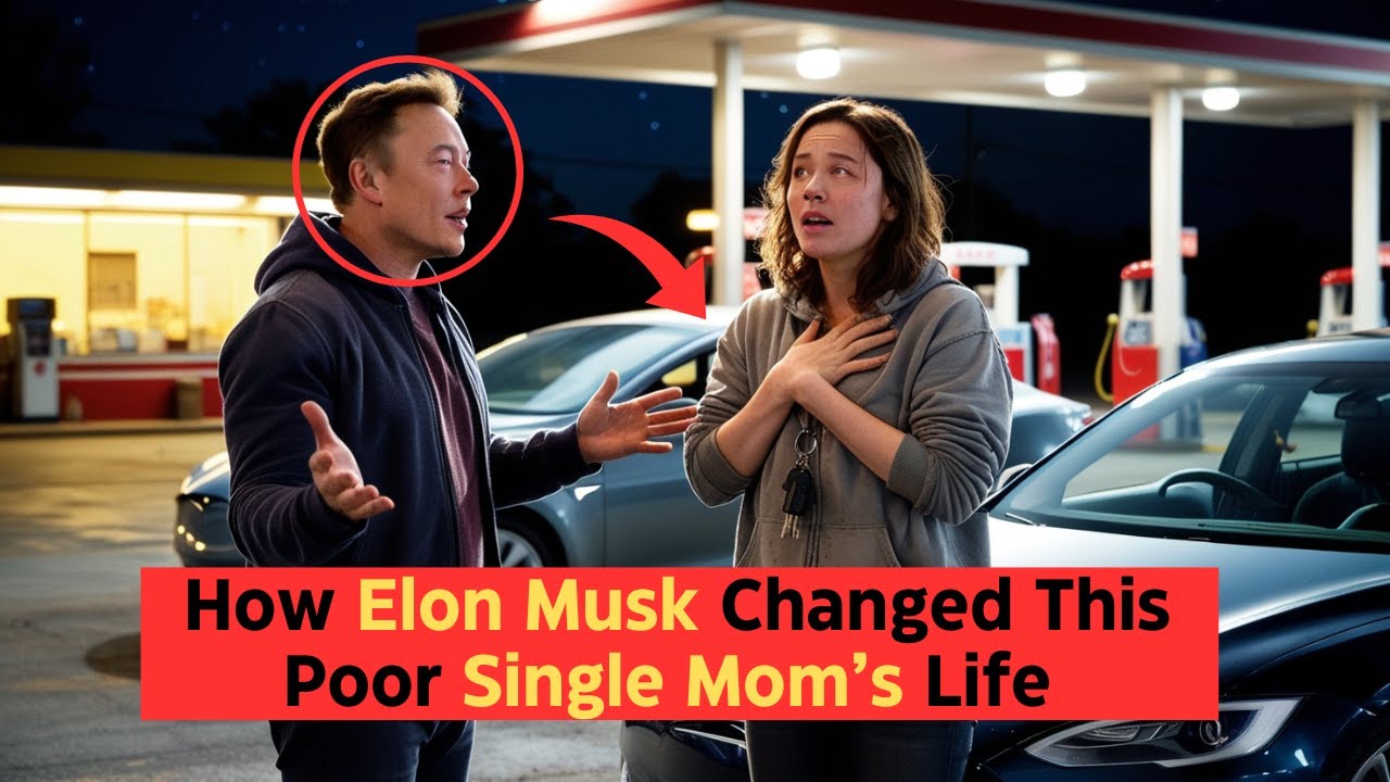 Elon Musk Meets Struggling Single Mom At A Gas Station. What He Does ...