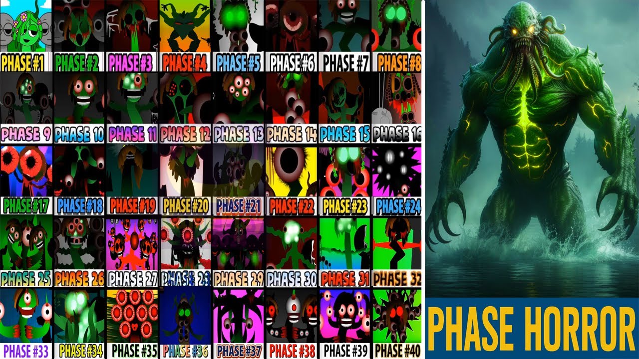 Incredibox Sprunki-Mix All Phases | Phase 10-20 VS Phase 40 VS phase 60 ...