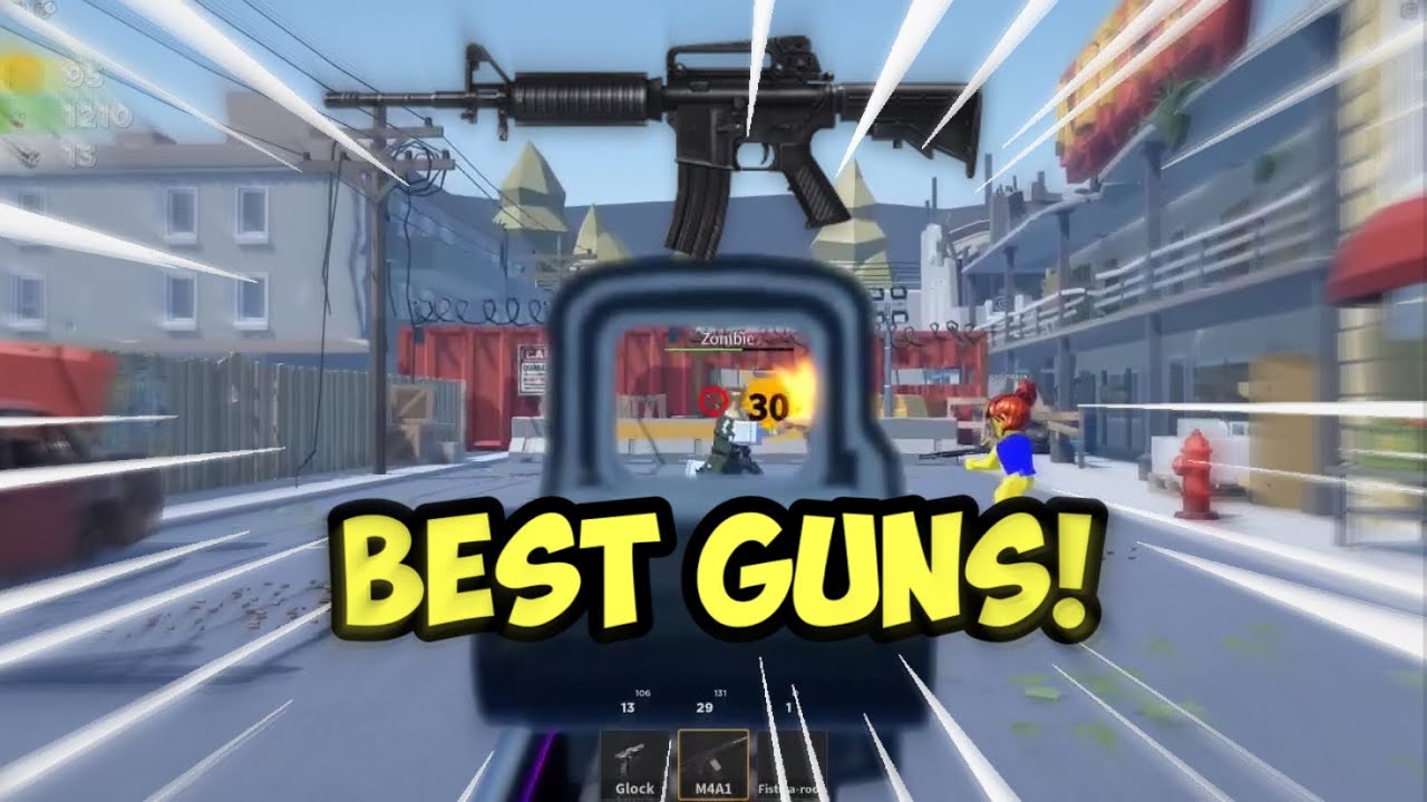 (OUTDATED) BEST GUN TESTING GUNS AND ATTACHMENTS! INSANE! ZOMBIES ...