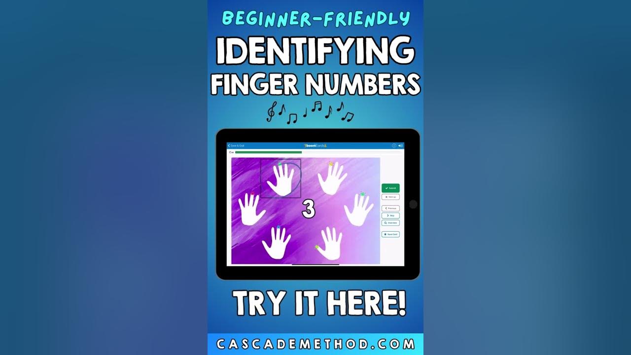 Identifying Finger Numbers (Right and Left Hand) - Cascade Method Boom ...