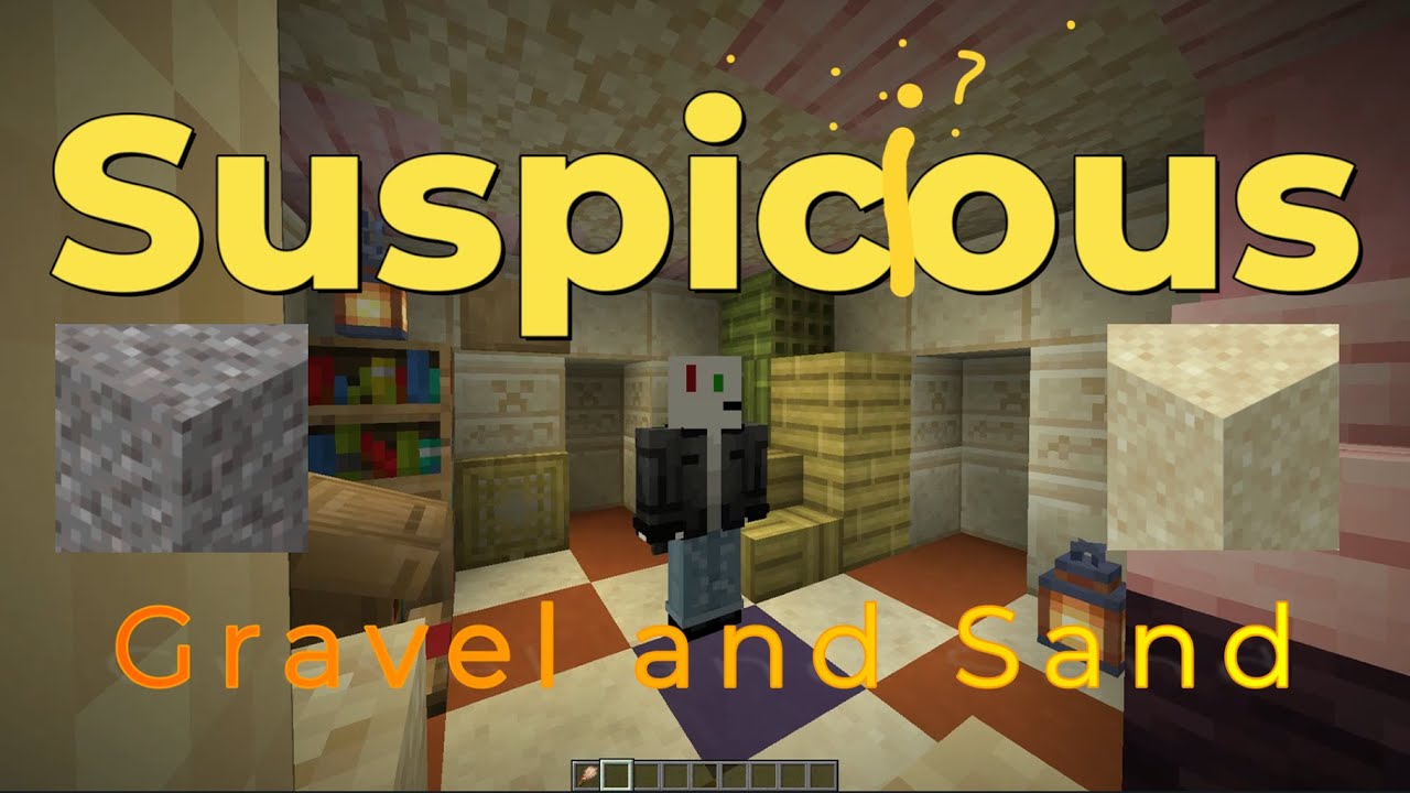 How To Get Suspicious Gravel And Sand Youtube