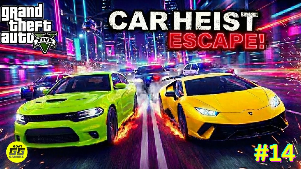BIGGEST CAR HIEST | GTAV | GAMEPLAY | VIDEO GAMES | - YouTube