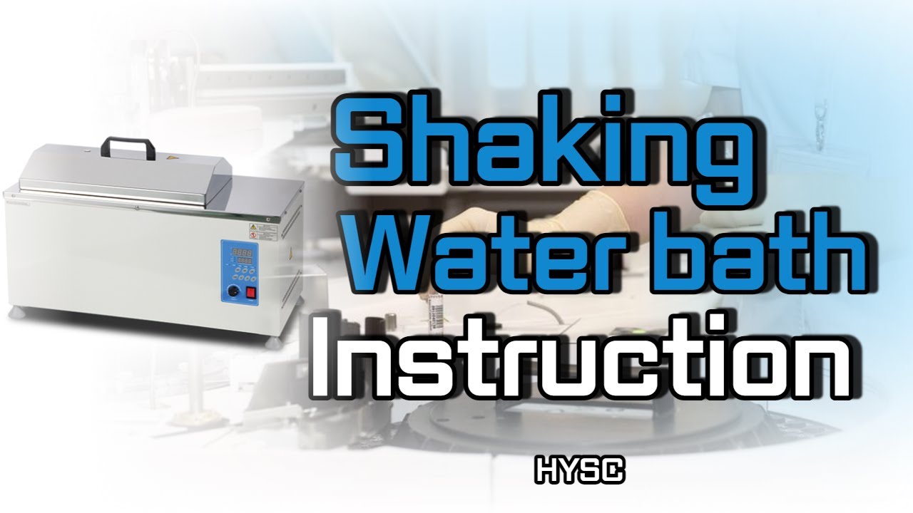 Shaking water bath - Introduction - YouTube