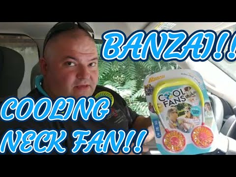 Banzai Cooling Neck Fan - YouTube