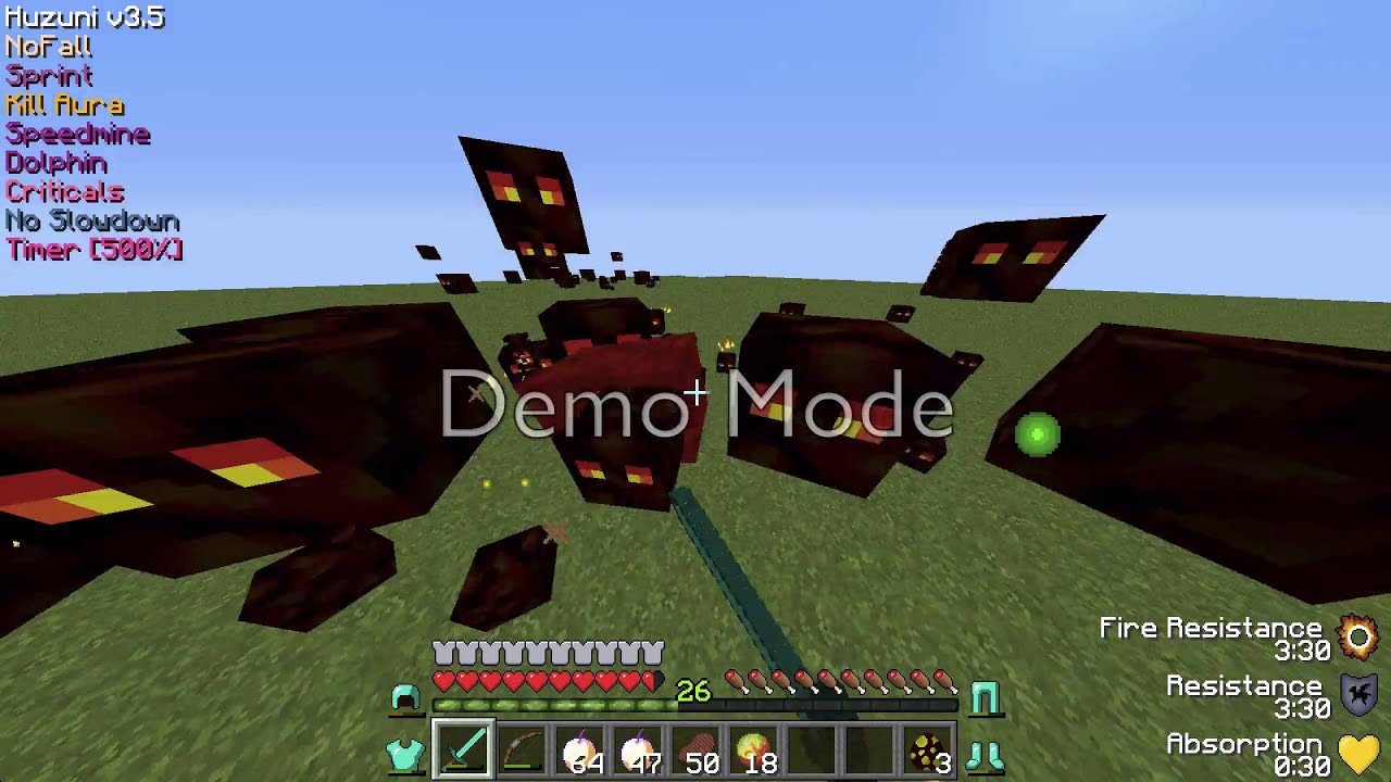 Minecraft pvping mobs - YouTube