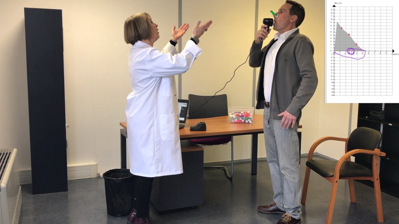 Capacité Vitale Forcée avec le spiromètre Spirolyser Q13 - YouTube